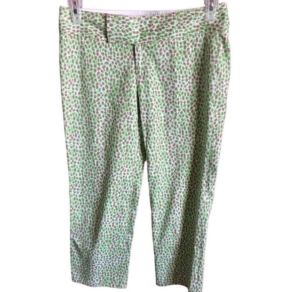 Lilly Pulitzer | Pants & Jumpsuits | Lilly Pulitzer Green Pink Pixie ...